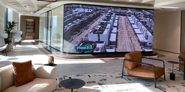 iBuild install bespoke LED wall at head office - Jackys